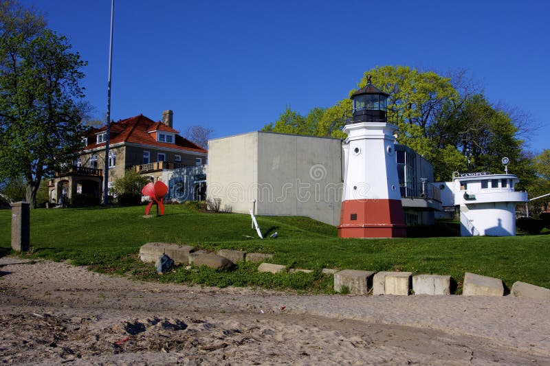 Vermilion Lighthouse stock image. Image of vermilion, maritime - 2708773