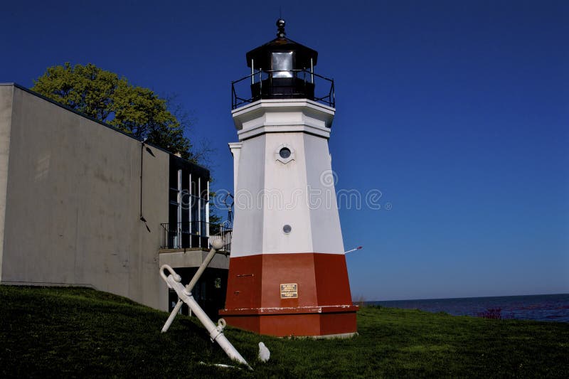 Vermilion Lighthouse stock image. Image of vermilion, maritime - 2708773