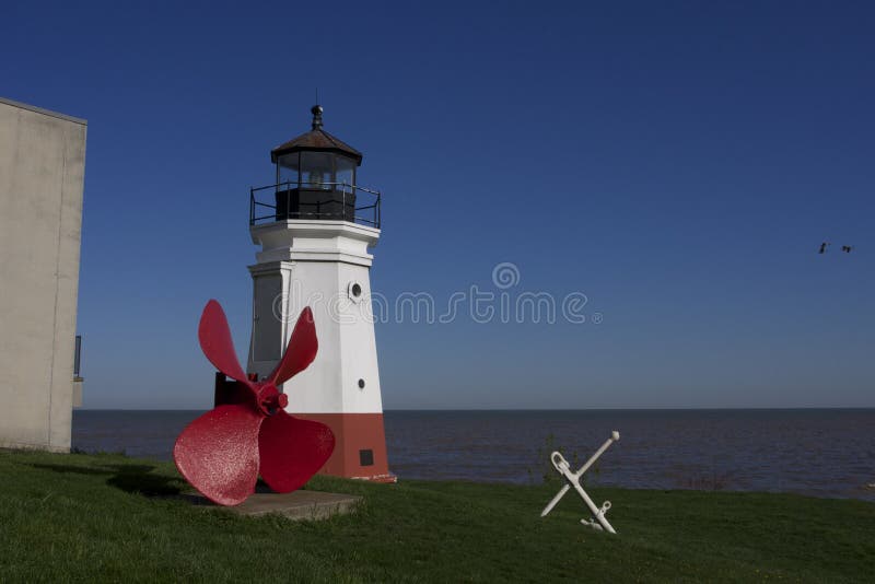 Vermilion Lighthouse stock image. Image of vermilion, maritime - 2708773