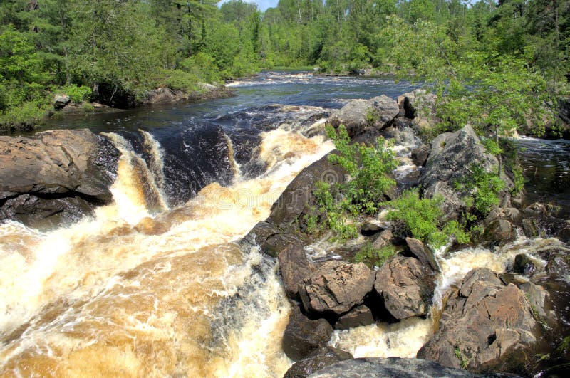 Vermillion falls stock photo. Image of country, minnesota - 25353590