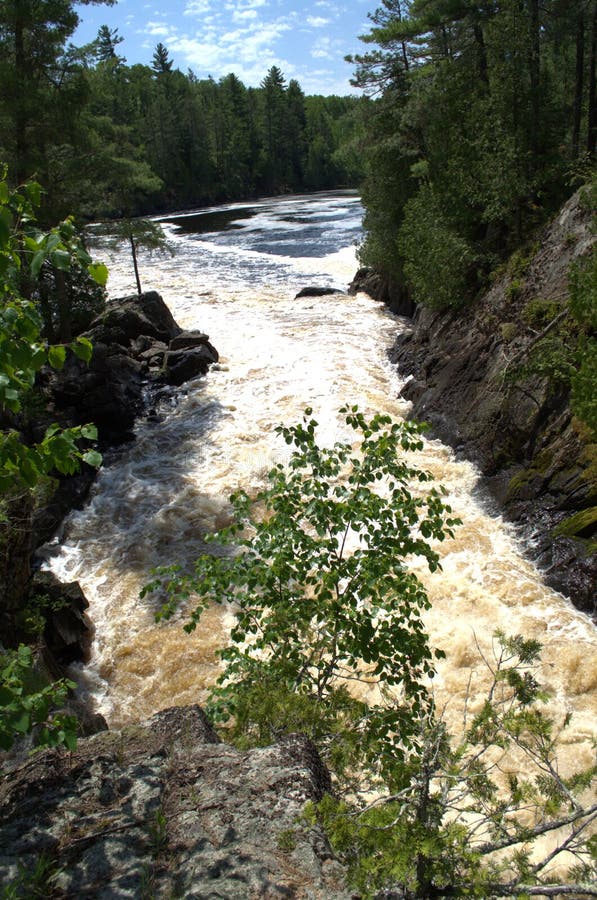 Vermillion River cascade stock image. Image of minnesota - 25353615