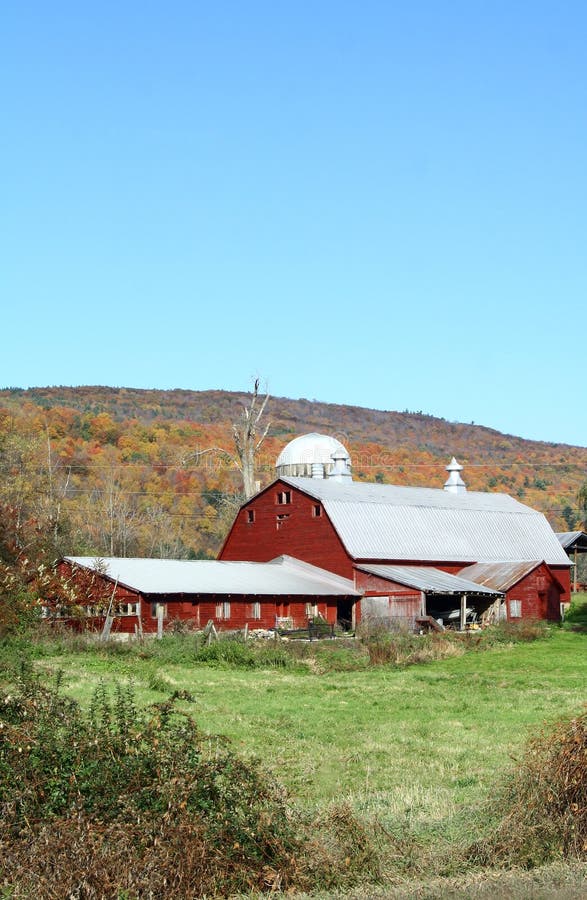Vermont Farm stock image. Image of trees, farmland, large - 16963785