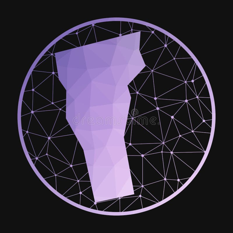 Vermont icon. stock vector. Illustration of mesh, northern - 176647138