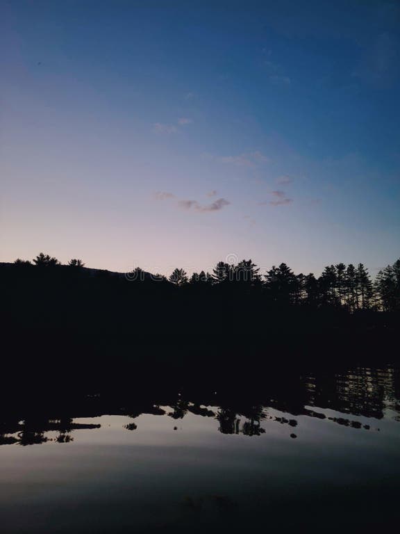 Vermont Lake Sunset stock image. Image of sunlight, sunset - 227364739