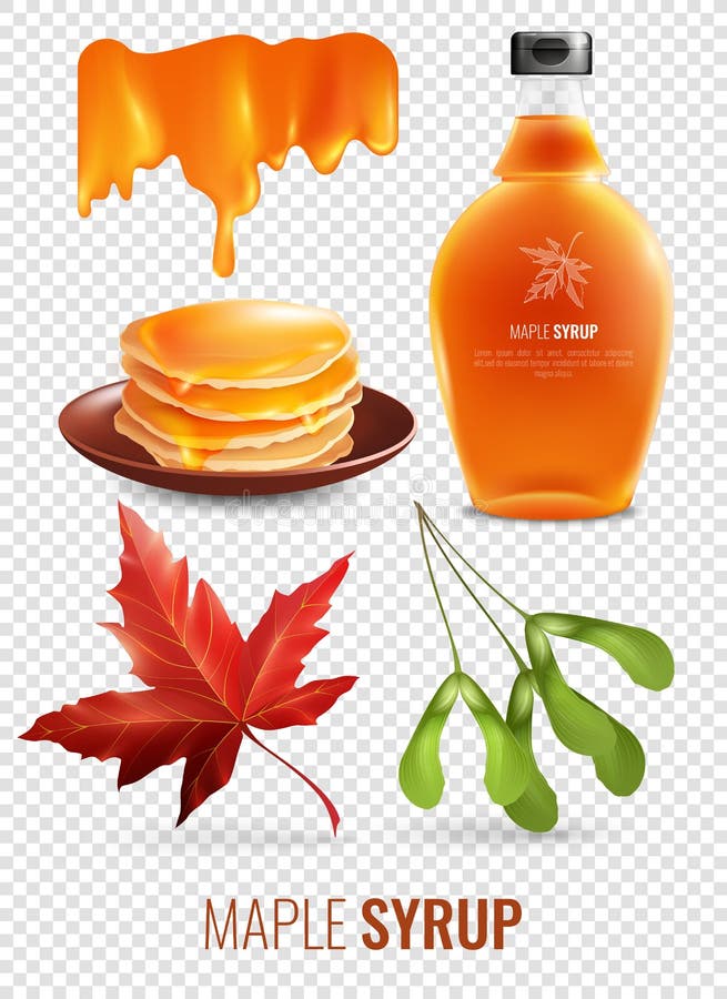 Maple Syrup Banners Set stock vector. Illustration of background ...