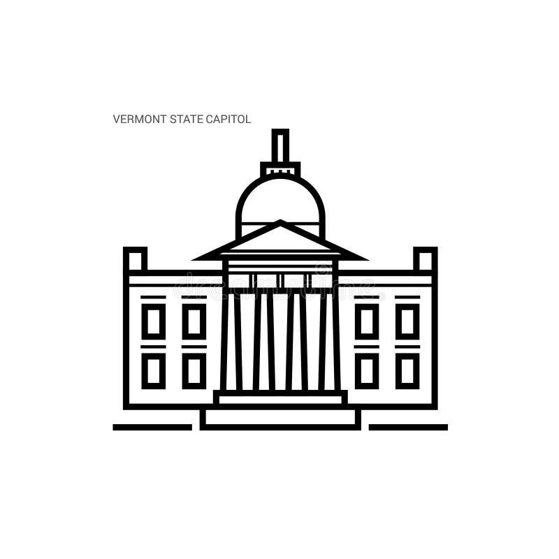 Vermont State Capitol Building Stock Illustrations – 20 Vermont State ...