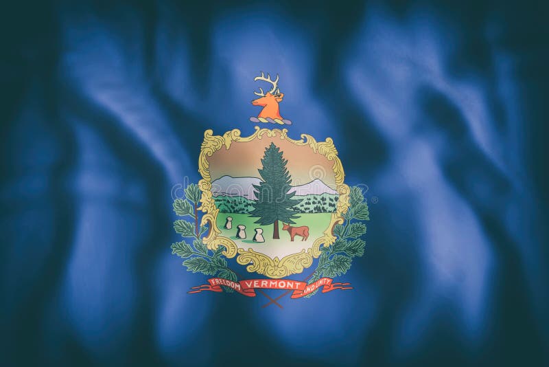 Vermont State flag stock illustration. Illustration of vermonter - 99193091