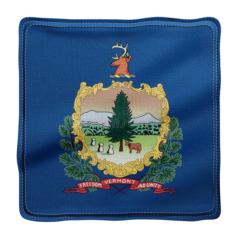 Vermont State flag icon stock illustration. Illustration of vermont ...