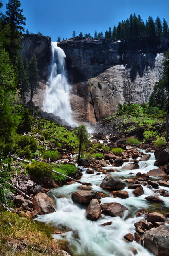 Vernal fall stock image. Image of wildlife, rocks, water - 27439343