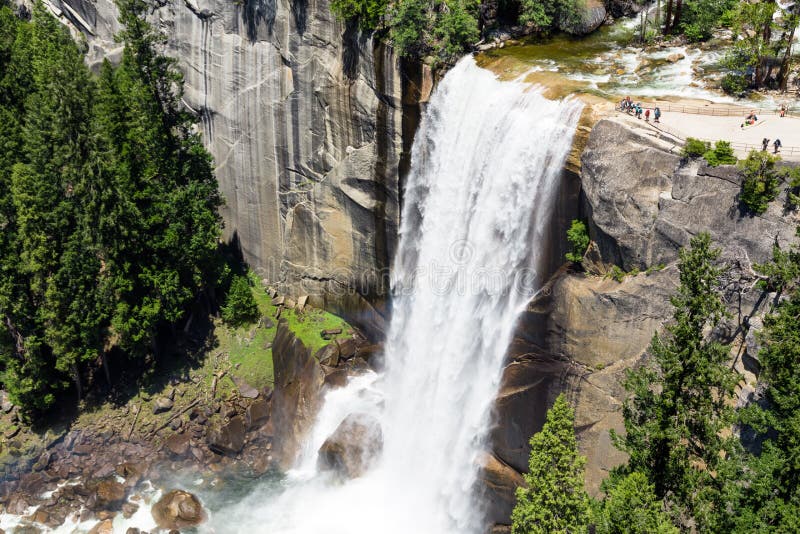 Vernal Fall stock image. Image of mist, nature, hike - 31769897