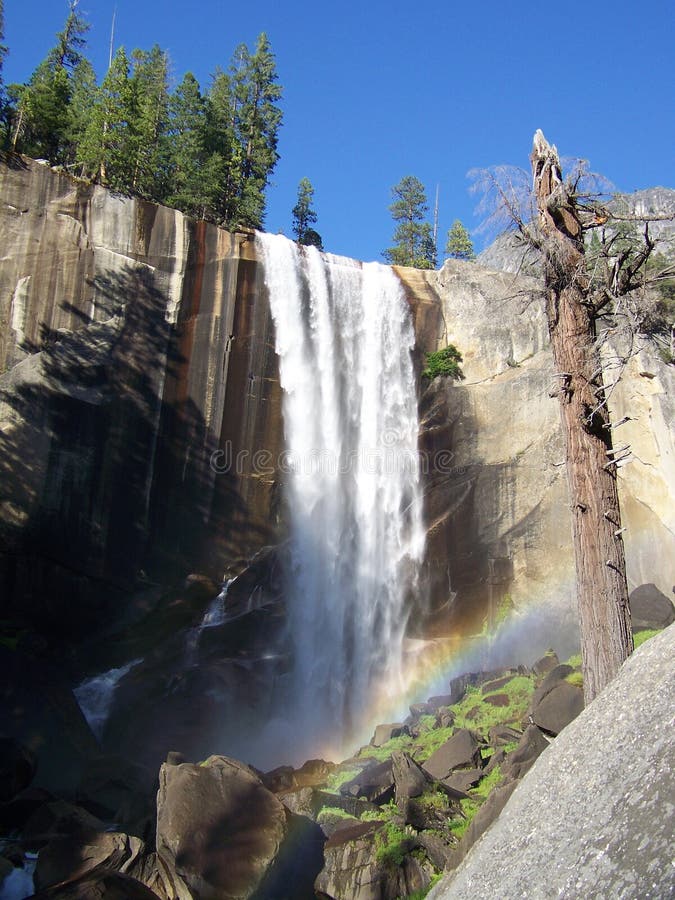 Vernal Falls stock photo. Image of park, vernal, rainbow - 37865186