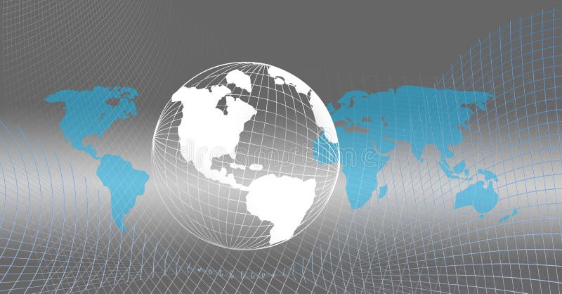 Globale Vernetzte Einheiten Und Gemeinschaften Stock Abbildung ...