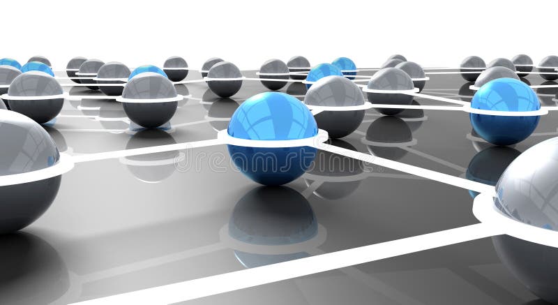 Vernetzung Mit WAN- Und LAN-Zusammenhanginhausnetz Wideintranet ...