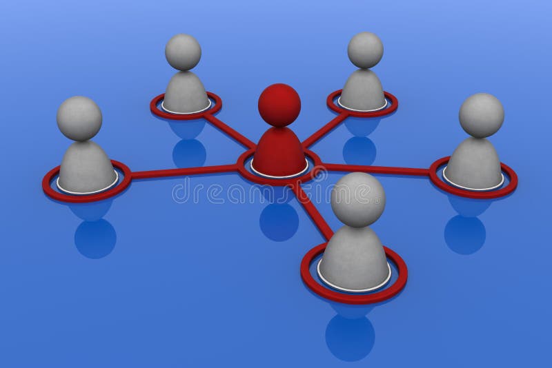 Vernetzung stock abbildung. Illustration von teamwork - 16107113