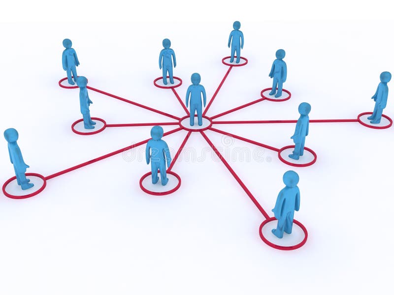 Vernetzung und Team stock abbildung. Illustration von bild - 74213236