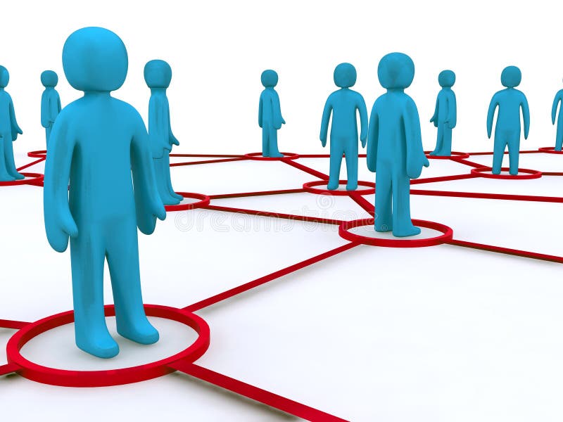 Vernetzung stock abbildung. Illustration von organisation - 7328992