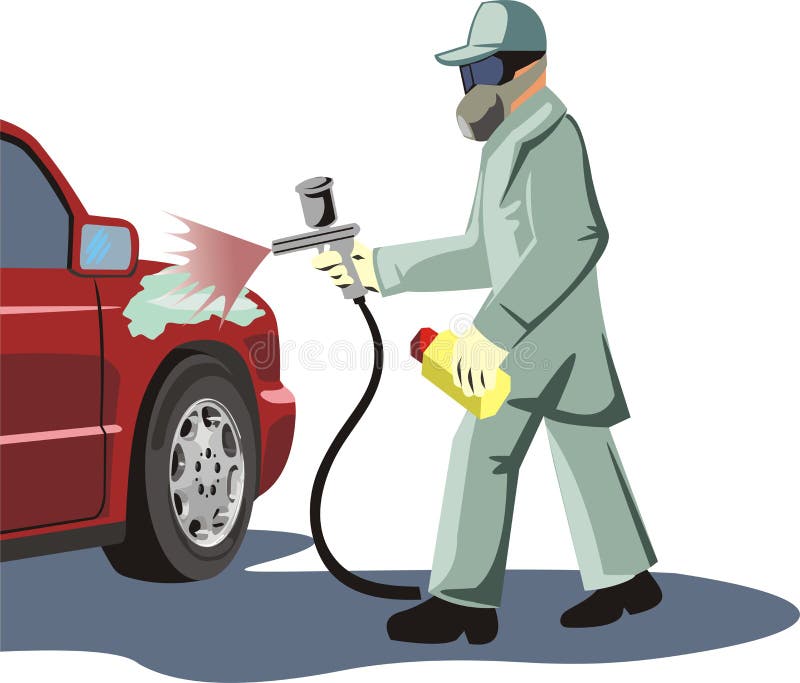 Vernice per auto illustrazione vettoriale. Illustrazione di vernice ...