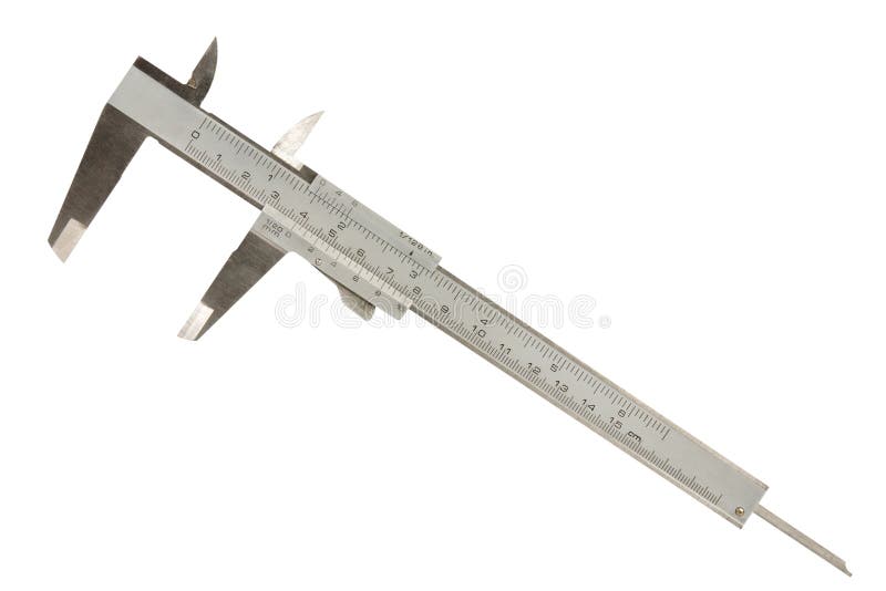 Vernier Caliper foto de archivo. Imagen de plata, primer - 42234272