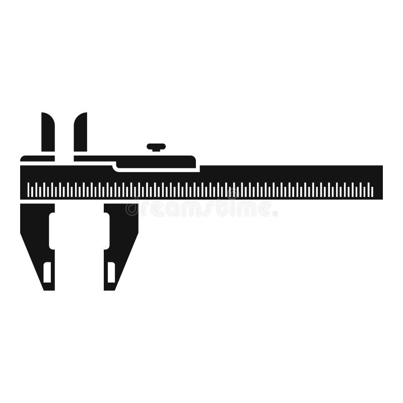 Vernier Caliper Icon Simple Vector. Dial Calliper Stock Vector ...