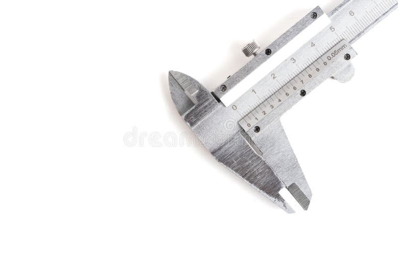 Vernier Caliper Isolated on White Background with Copy Space. Stock ...