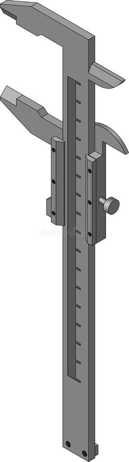Vernier caliper stock illustration. Illustration of engineering - 106226747