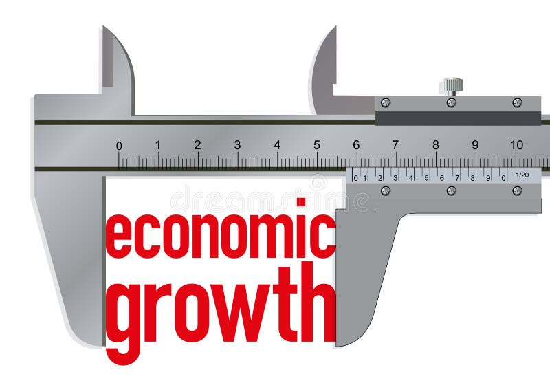 Symbol of economic growth. stock illustration. Illustration of ...
