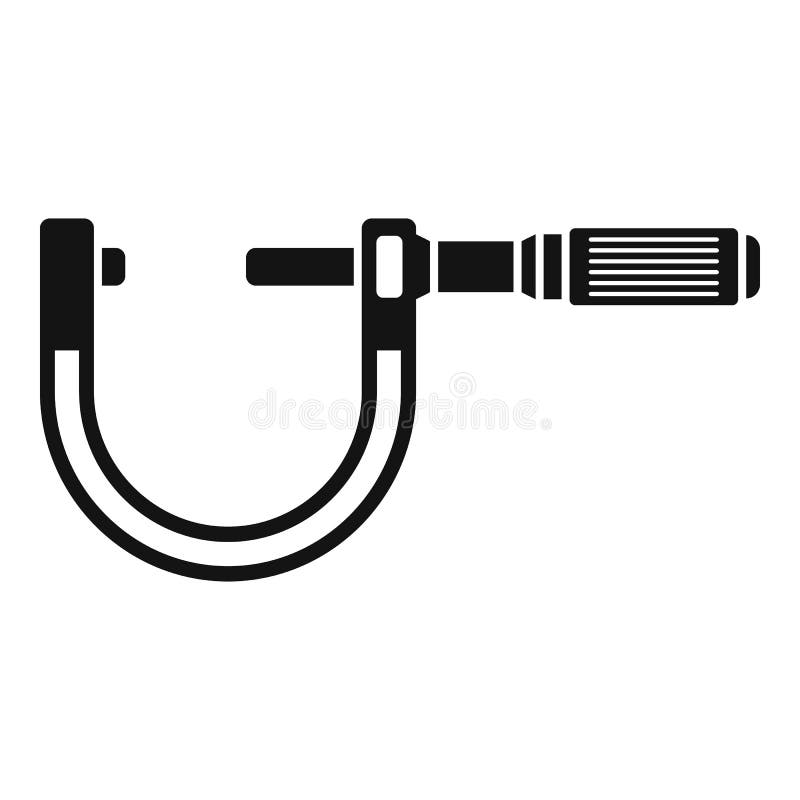 Vernier Micrometer Icon Simple Vector. Precision Caliper Stock Vector ...