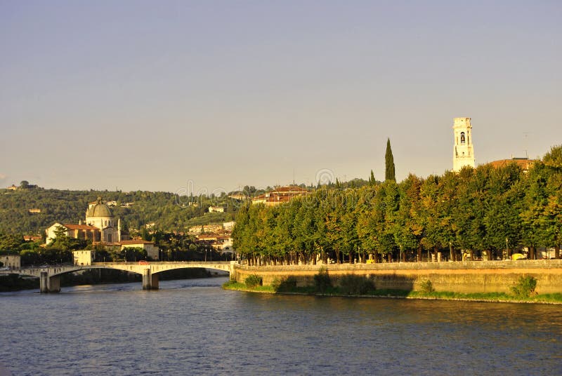 Verona main square stock photo. Image of piazza, arena - 18911374