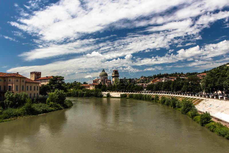 Verona stock photo. Image of ancient, lamberti, panorama - 38536452