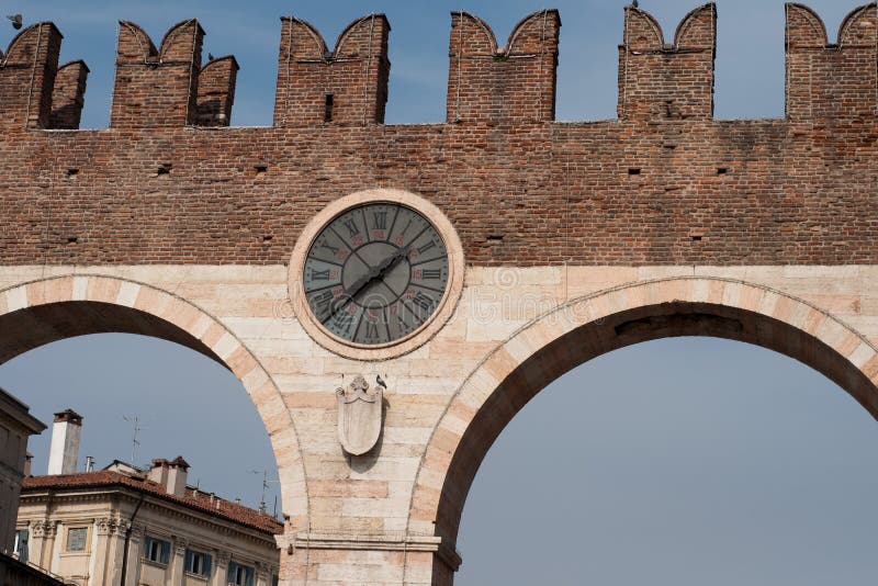 Verona city gate stock image. Image of roman, verona - 29627075