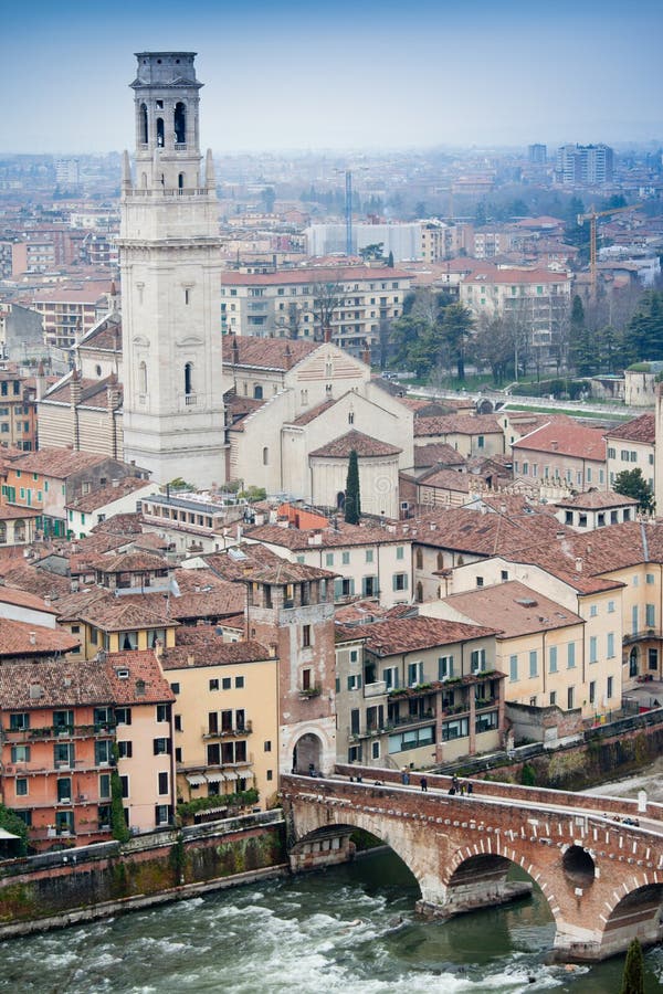 Verona, Italy stock photo. Image of adige, landmark, europe - 31237634