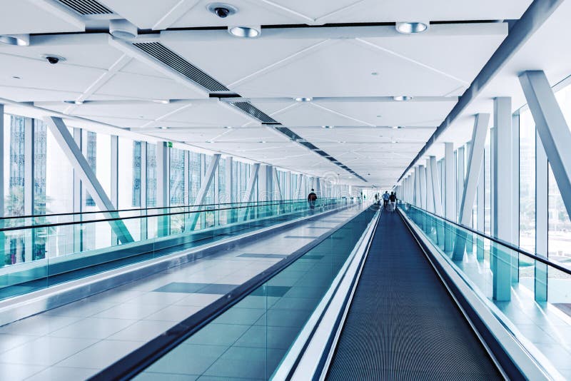 De vlakke roltrap stock foto. Image of bouw, helder, glas - 36166692