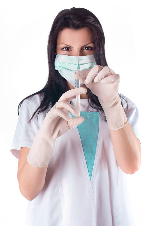 Verpleegster stock foto. Image of medisch, vrouw, haar - 29085052