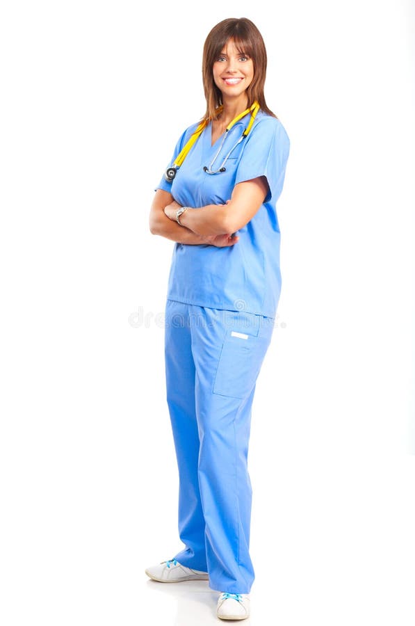 Vrouwelijke Verpleegster 09 Stock Afbeelding - Image of zorg, hospital ...