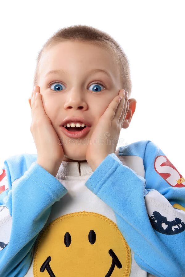 Verrassing stock afbeelding. Image of smiley, huid, geel - 4791941