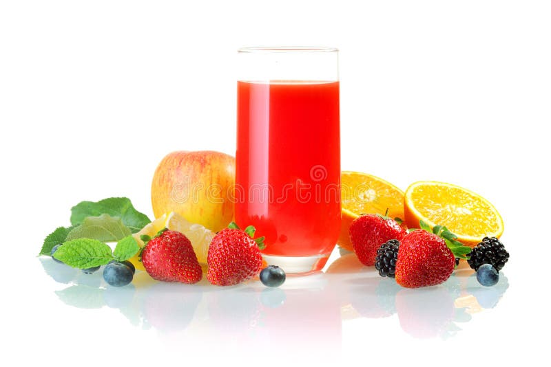 Cocktail de jus de fruit image stock. Image du coloré, rose - 629979