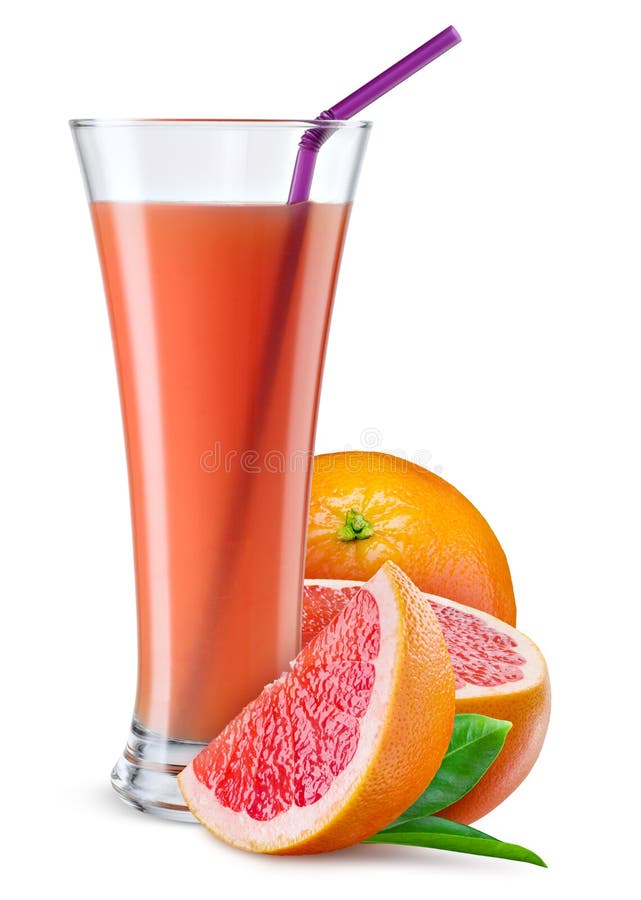 Cocktail D'isolement Avec Le Jus De Pamplemousse Photo stock - Image du ...