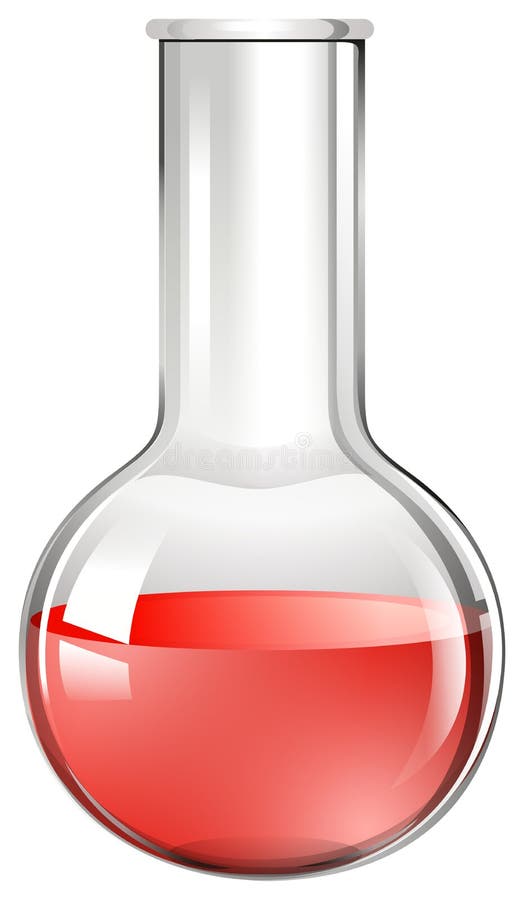 Verre Et Agitateur De Bécher. La Science De La Chimie De Laboratoire ...