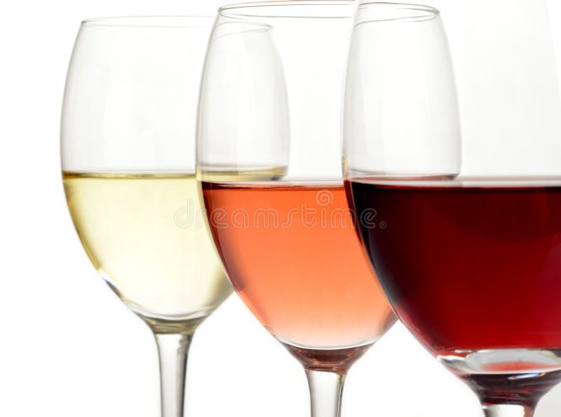 Rouge blanc et Rose Wine image stock. Image du lumineux - 31203249