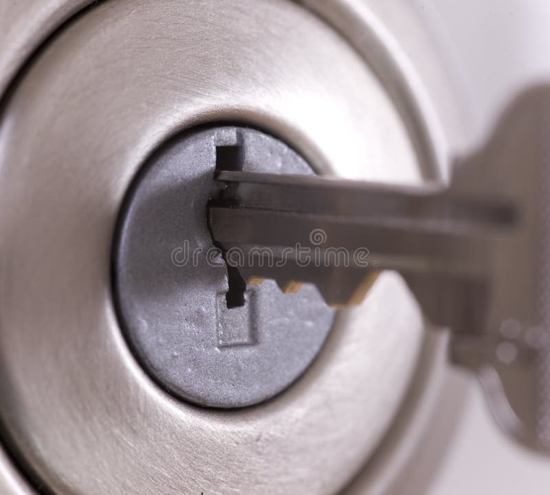 Verriegelung und Taste stockfoto. Bild von zugriff, hoch - 8089266