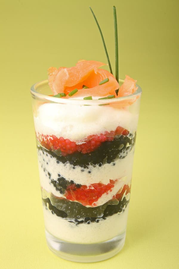 Verrine stock photo. Image of fish, caviar, fresh, verrine - 17281300