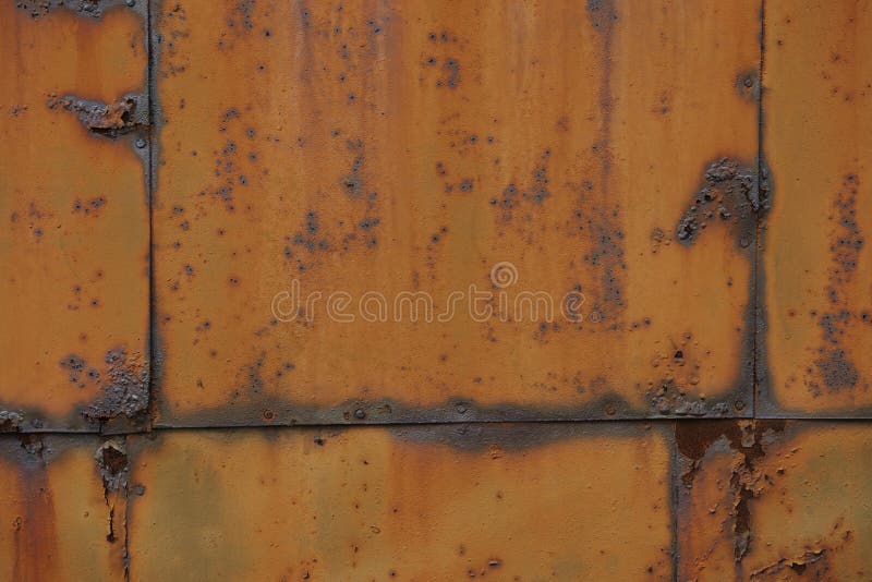 Verrostete Eisenplatte stockbild. Bild von rost, schmutz - 57563639