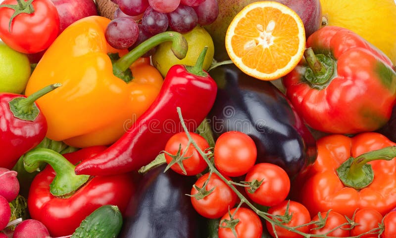 Vers fruit en groente stock foto. Image of aubergine - 49381110