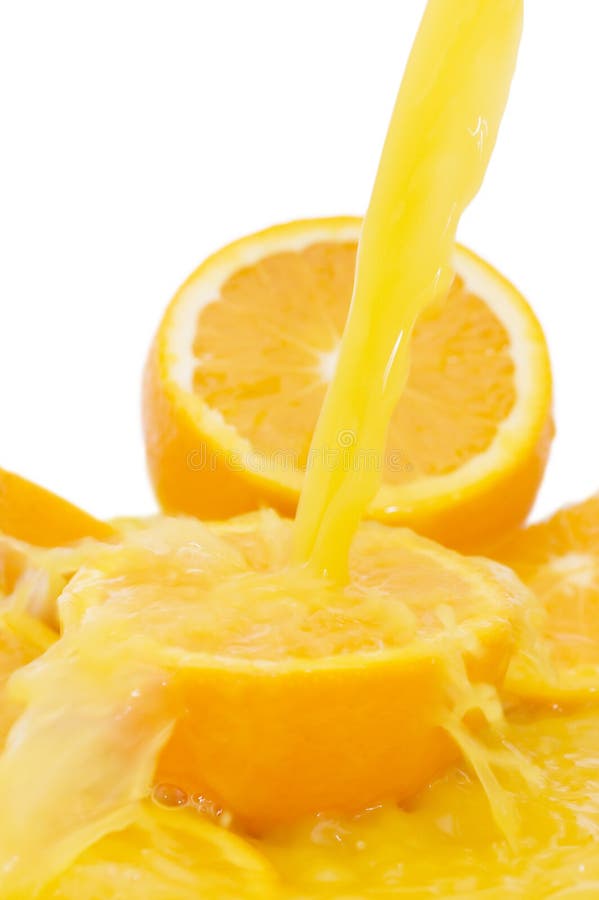 Vers jus d'orange stock afbeelding. Image of drank, vloeistof - 14424541