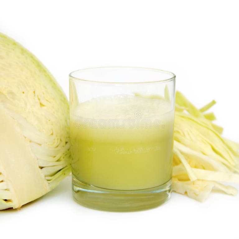 Vers sap van kool op wit stock afbeelding. Image of groen - 40259381