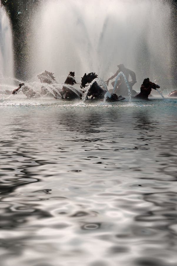 Apollo Fountain at Palace of Versailles Stock Image - Image of ...