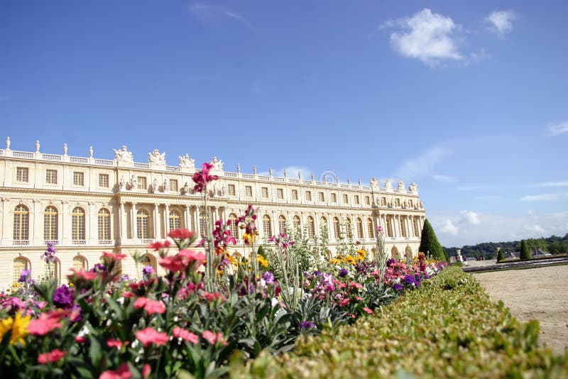 Versailles with flowers 2 stock photo. Image of religion - 11045448