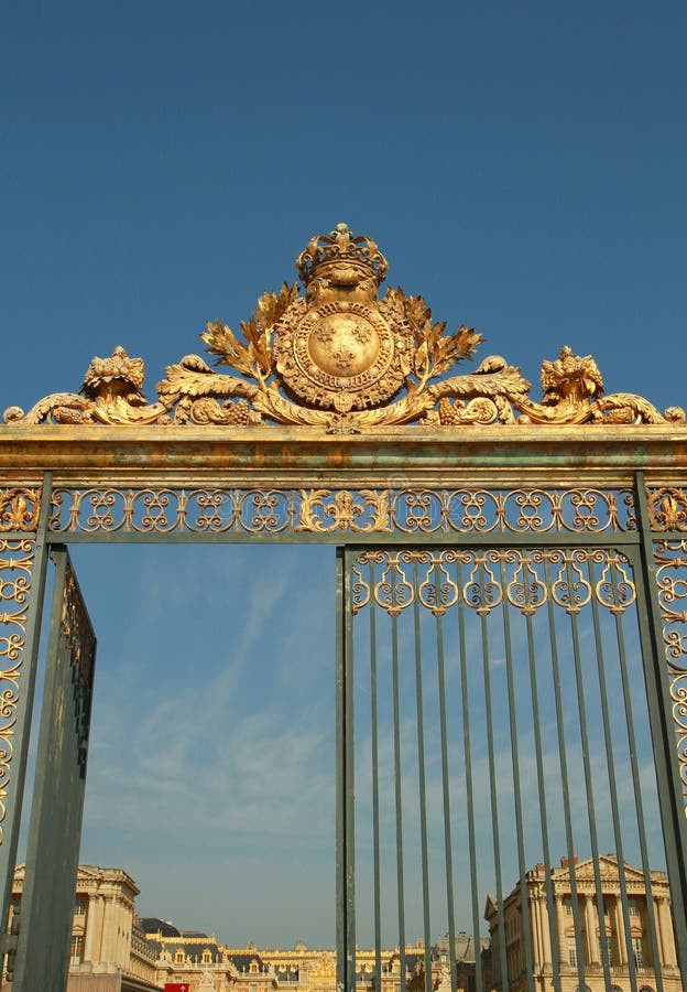 Fancy Royal Estate Gate stock image. Image of iron, gate - 13497887