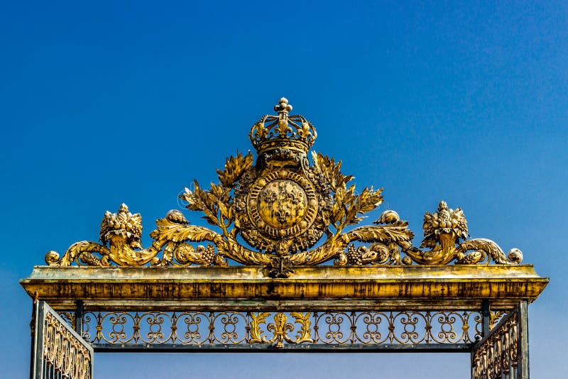 Versailles Gate Front stock photo. Image of culture, versailles - 34712308