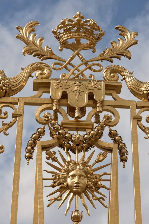 Versailles Sun King stock image. Image of palais, architecture - 4778153